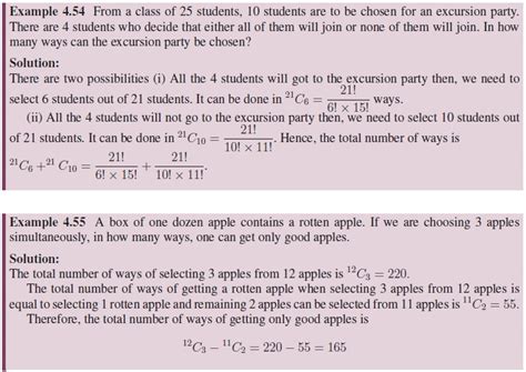 Combinations Definition Formula Solved Example Problems Exercise