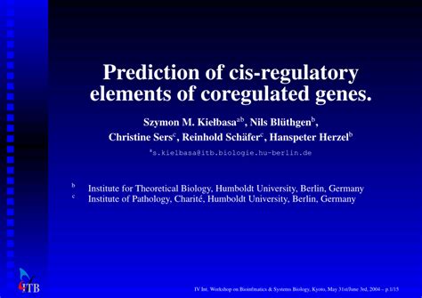 Pdf Prediction Of Cis Regulatory Elements Of Coregulated Genes