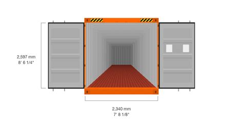 20 High Cube Open Top Container Dimensions Free Word Template