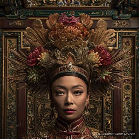 AI创作图太后凤冠 金花钿 宫廷秘史 慈安太后 皇后娘娘 慈禧太后 一品夫人 浅水湾天后娘娘 凤冠霞帔 金贵妃娘娘 慈禧看戏 答吉皇太后 慈禧
