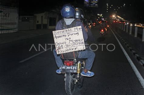 PEMUDIK SEPEDA MOTOR ANTARA Foto