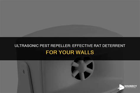 Ultrasonic Pest Repeller Effective Rat Deterrent For Your Walls Soundcy