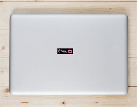 Classic Not Plastic Sticker Us Custom Stickers
