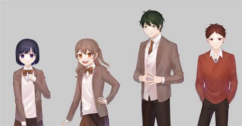 制服 創作立ち絵 魅潤のイラスト Pixiv