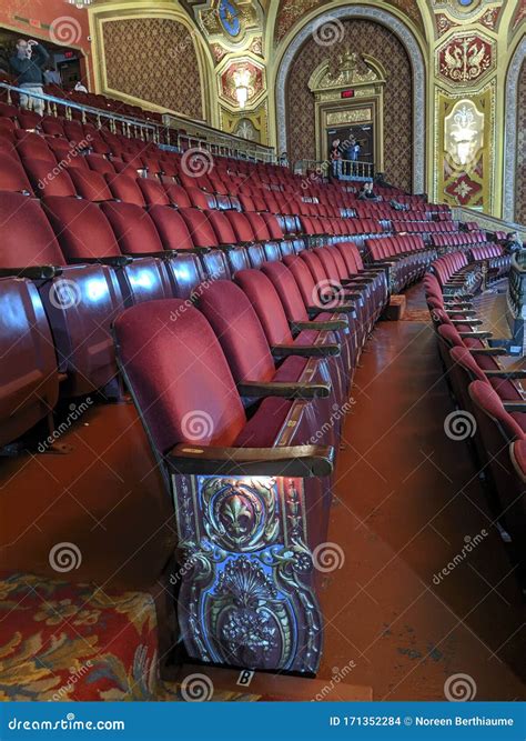 Interior Chairs View Of Ppac Building In Providence Rhodeisland Stock