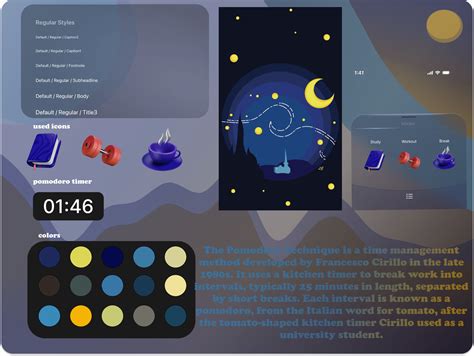 Pomodoro App Ui On Behance
