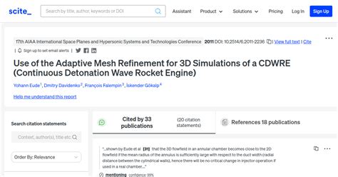 Use Of The Adaptive Mesh Refinement For 3d Simulations Of A Cdwre Continuous Detonation Wave