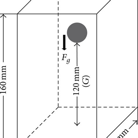 cross sectional view of the numerical setup used for simulating flow