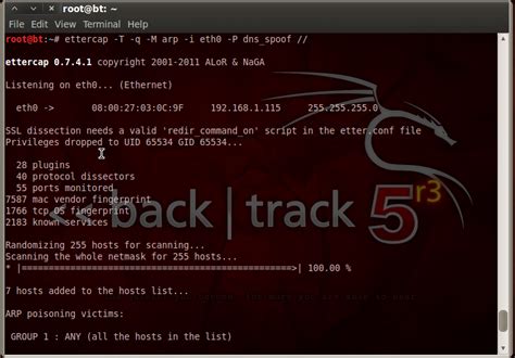Dns Spoofing Ettercap ~ Tutoriais