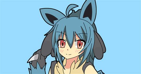 女の子 ルカリオ擬人化 亜希のイラスト Pixiv