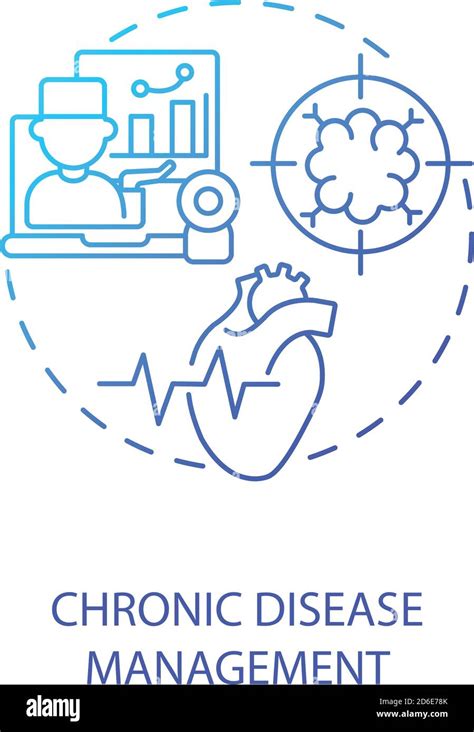 Chronic Disease Management Concept Icon Stock Vector Image And Art Alamy