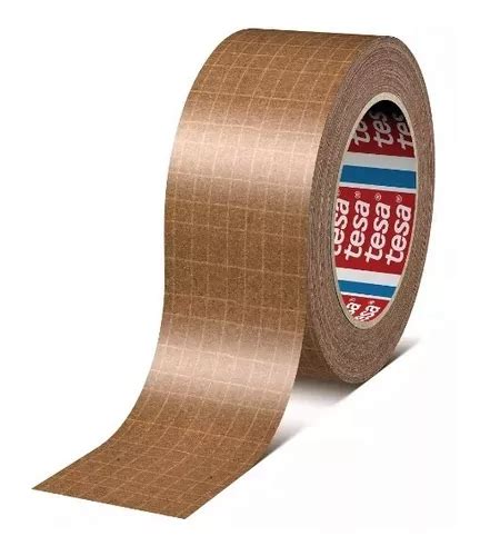 Cinta Papel Kraft Madera 50mm X25m Reforzada Alta Adherencia