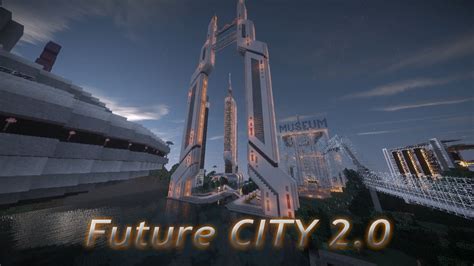 Future City Minecraft Adventure Map Animationoio