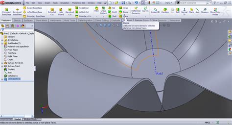 Tutorial Modeling Flower In Solidworks Using Surfacing Grabcad