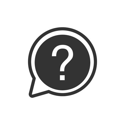 Question Icon Vector With Grey Color Help Symbol Clean And Modern