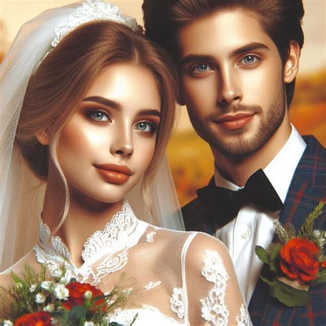 Premium Photo A Newly Wed Couple