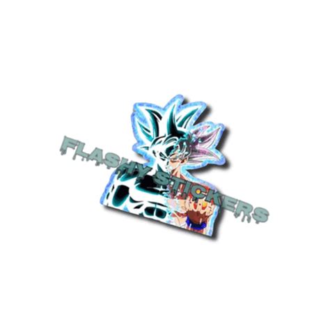 Mini Goku Motion Sticker Flashy Stickers