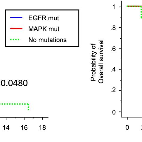 Kaplanmeier Survival Curves For Pfs Left And Os Right Depending On