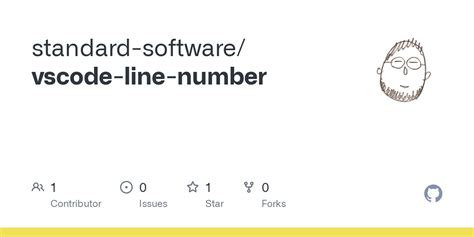 Github Standard Software Vscode Line Number