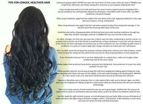 Tips For Longer Healthier Hair Click To Enlarge Healthy Hair Hair