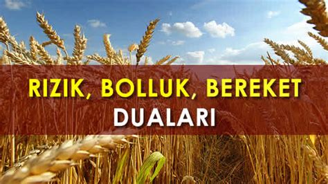 Rızık ve Bolluk için okunan Bereket Duaları Nukteler