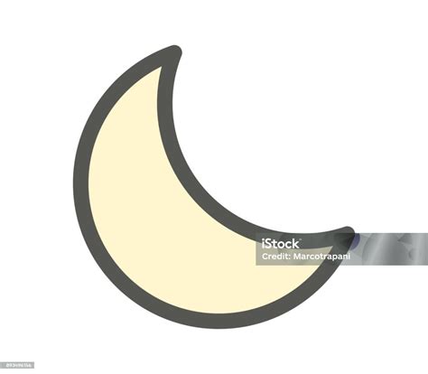 月亮圖示向量圖形及更多光圖片 光 圖示 夜晚 Istock