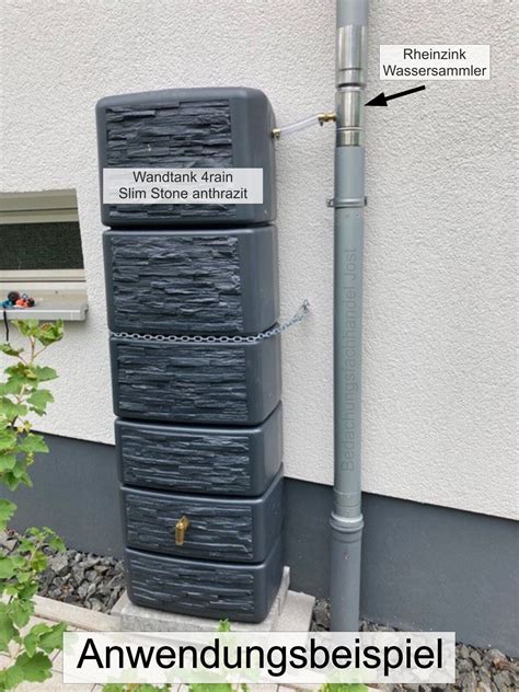 Rheinzink Wassersammler Regensammler D 100mm Regenwassersammler 1m