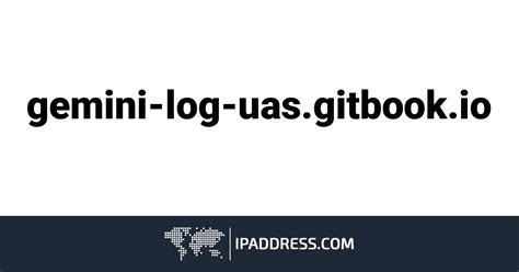 Gemini Log Website Information Ip Address And Server