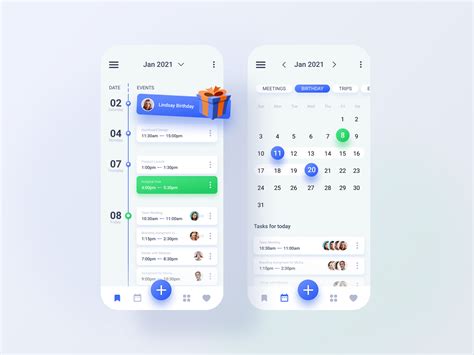 Calendar App Design By Oliver Designs On Dribbble