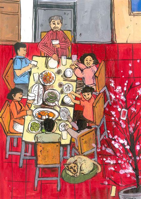 Những Mẫu Tranh Vẽ đề Tài Ngày Tết đẹp Nhất