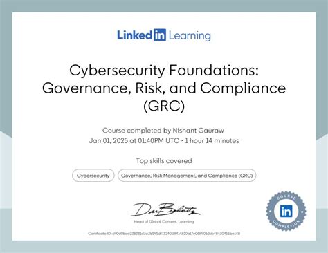 Nishant Gauraw On Linkedin Certificate Of Completion