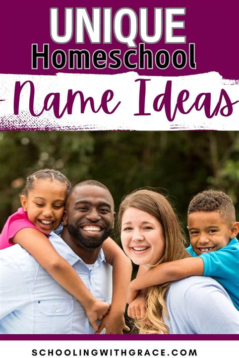 Unique Homeschool Name Ideas