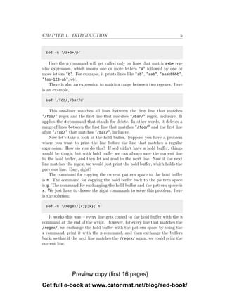 Sed Unix Utility Explained PDF Programming Languages Computing