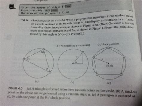 Solved Write A Program That Generates Three Random Points On