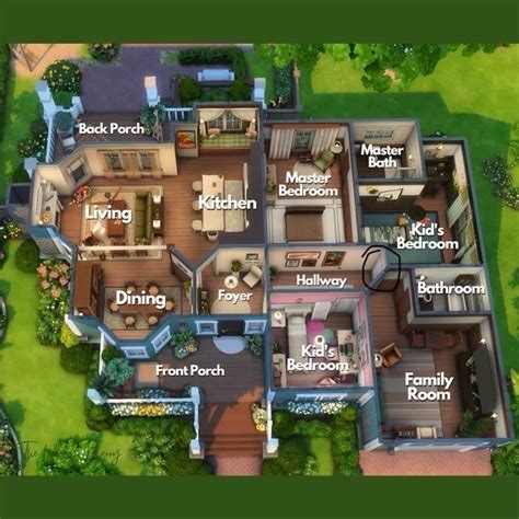 Pin By June Jalle On Sims 4 Gameplay And Floor Plans Sims 4 House Plans
