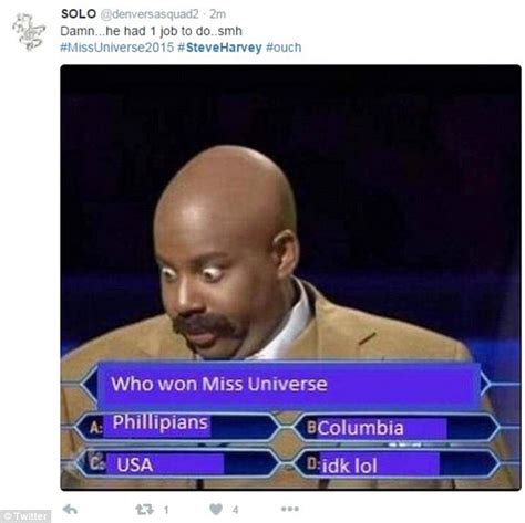Steve Harveys Colossal Miss Universe Gaffe Sets Off Meme Explosion