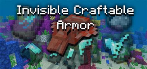 Invisible Craftable Armor Minecraft Addon