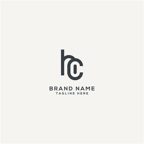 Premium Vector Alphabet Letter Hc Ch Monogram Logo Vector Template