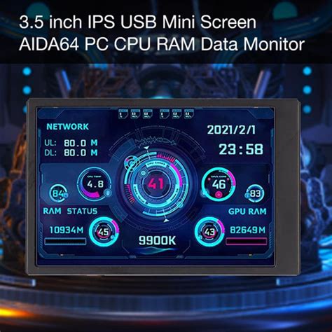 35 Inch Ips Usb Mini Screen For Pc Cpu Monitor Cpu Ram Hdd Data