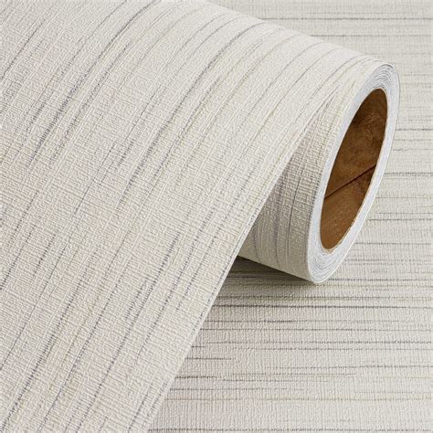 Livelynine Taupe Grasscloth Peel And Stick Wallpaper Textured Neutral
