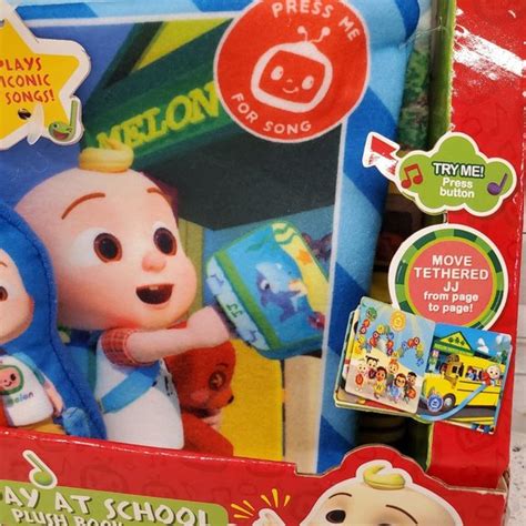 Cocomelon Toys Cocomelon Fun Day At School Plush Book Cocomelon