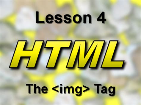 Lesson Displaying An Image