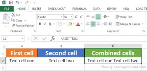 How To Combine Multiple Cells In Excel The Engineering Mindset