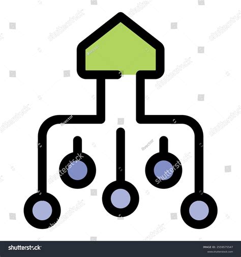 Decentralized Network Expanding Multiple Nodes Connecting Stock Vector Royalty Free 2559575547