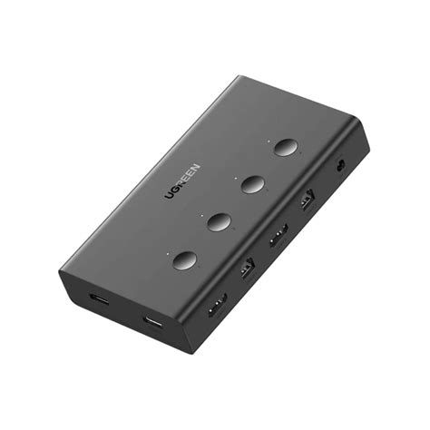 Ugreen 2 In 1 Out Kvm Hdmi Switch Box Cm200 Ayoub Computers Lebanon