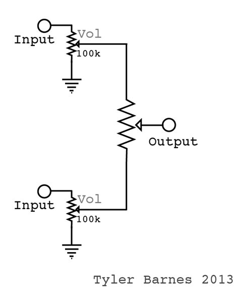 Passive Mixer With A Cross Fader Page 1 Other Hardware Forums