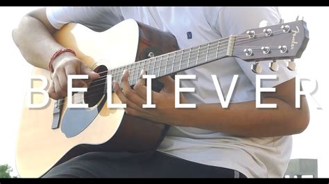 Imagine Dragons Believer Percussive Fingerstyle Guitar Cover YouTube