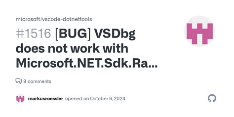 Bug Vsdbg Does Not Work With Microsoftnetsdkrazor Android · Issue 1516 · Microsoft