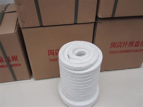 Twisted Round Braided And Square Braided Ceramic Fiber Rope Packing