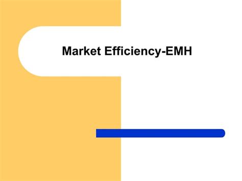 Market Efficiencyppt